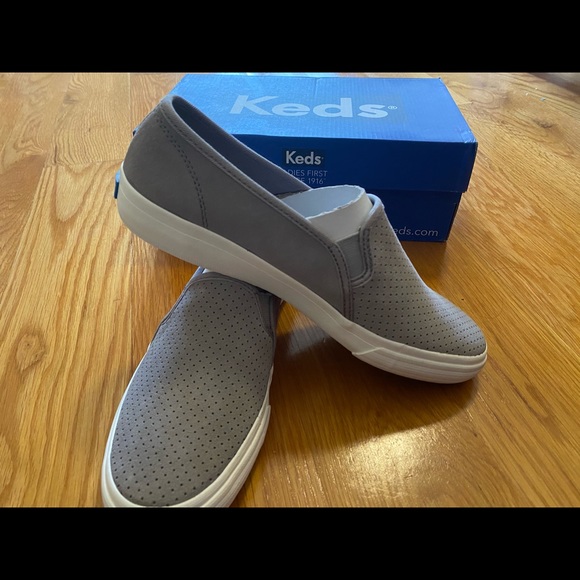 Keds | Shoes | Keds Double Decker Suede Gray | Poshmark